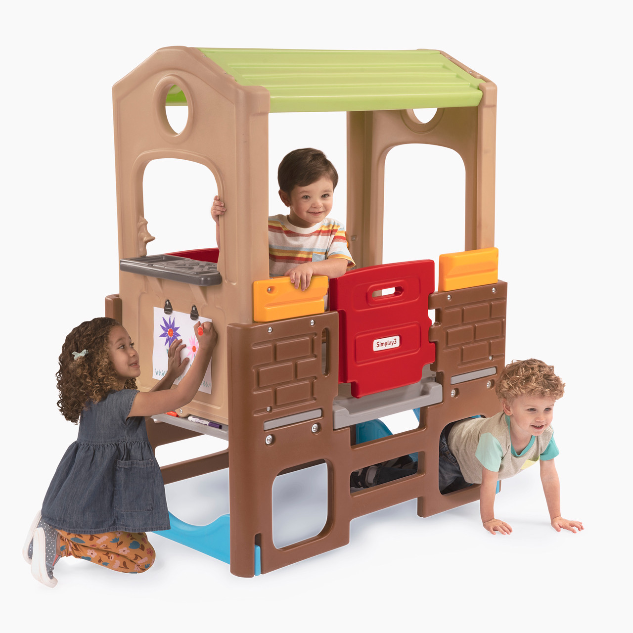 Simplay3 Young Explorers Discovery Activity Playhouse Climber Set