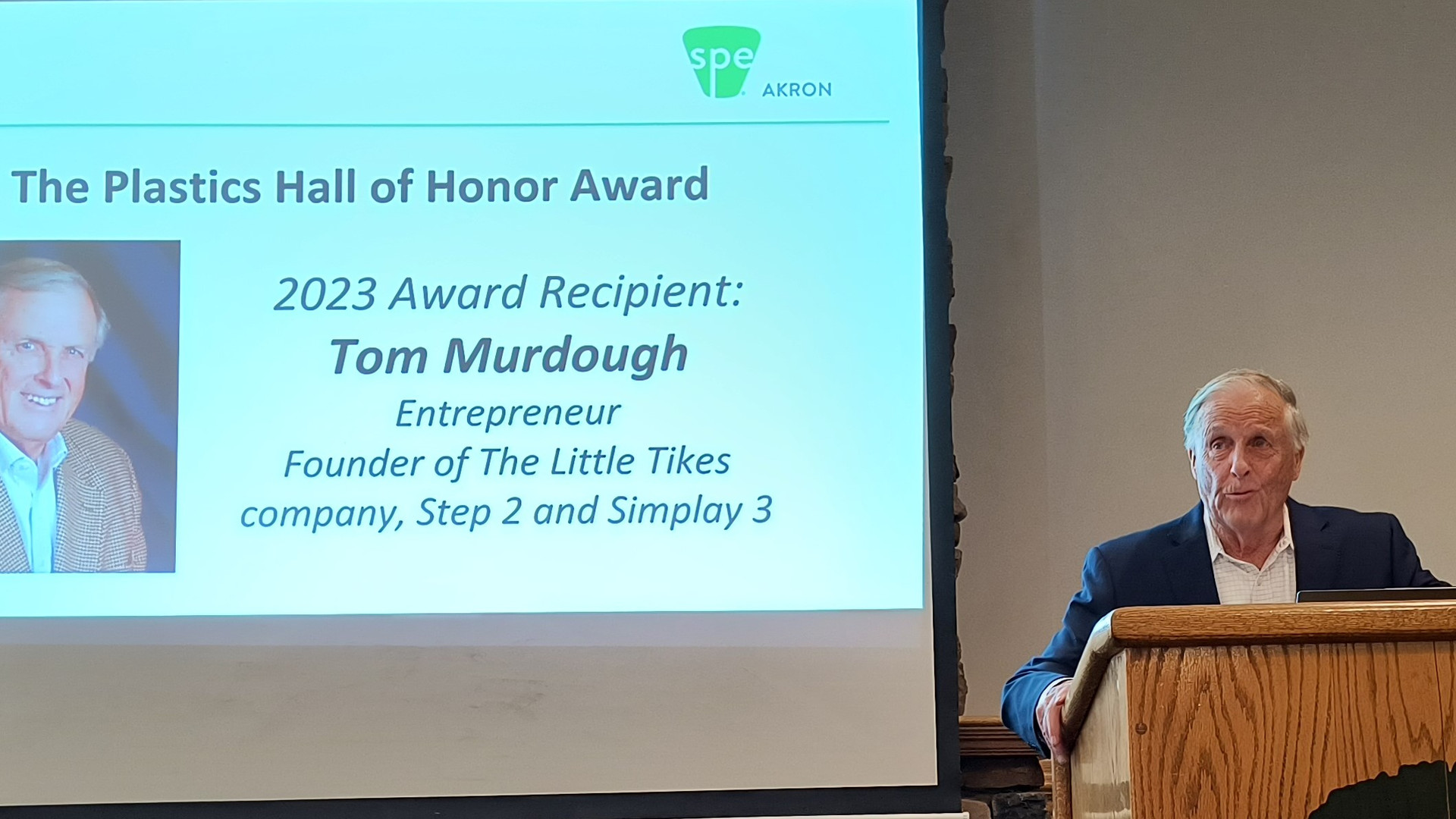 Akron Society of Plastic Engineers Plastics Hall of Honor 2023 Award ...