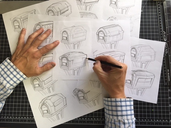 Durable Plastic Mailbox and post combination- easy install | full kit ...