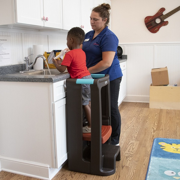 Toddler Tower Adjustable Stool | Kids Adjustable Height Step