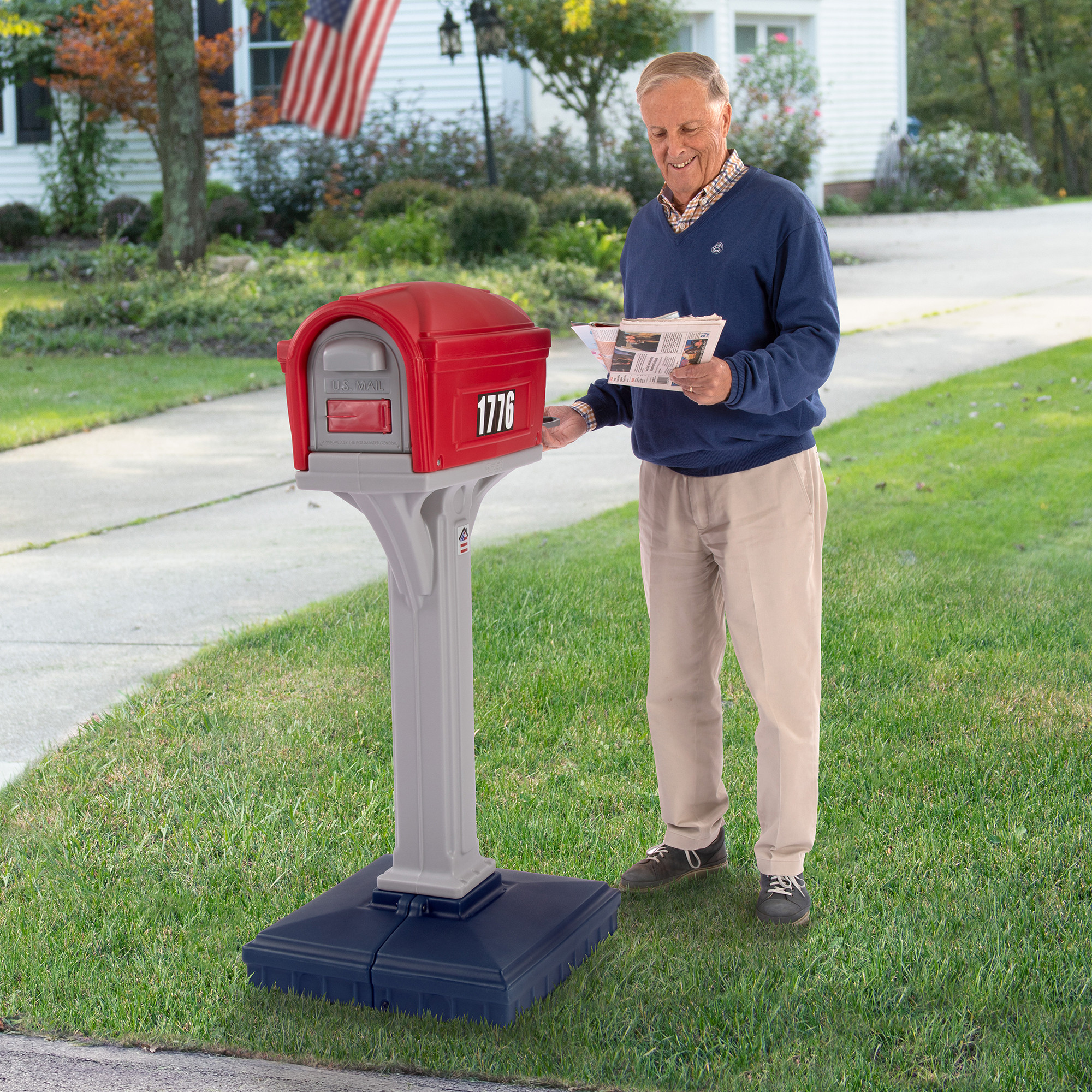 Dig-Free Easy Up Classic Mailbox by Simplay3