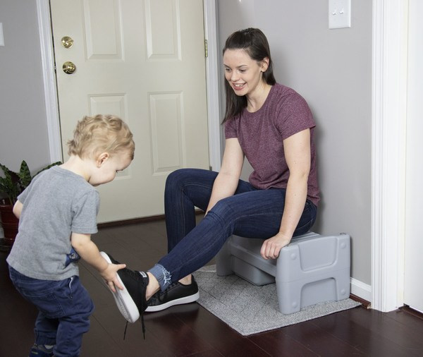 Kids 2-Sided Multilevel Step Stool, Lightweight and Non-Slip