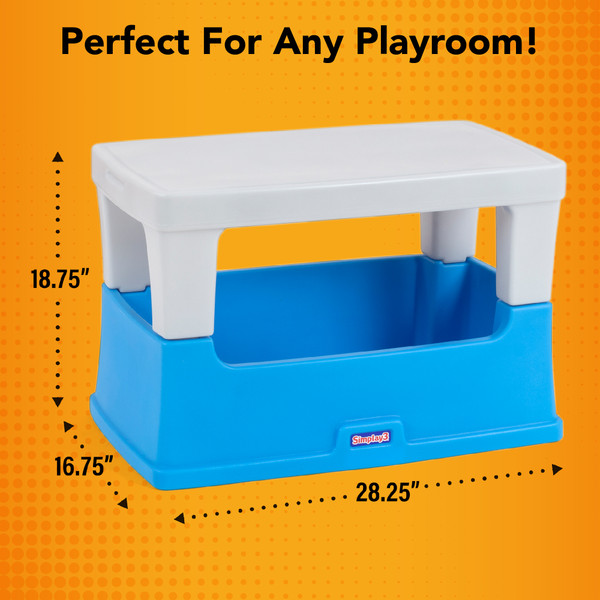 Kids Fully Assembled Multi-Purpose Activity and Storage Table