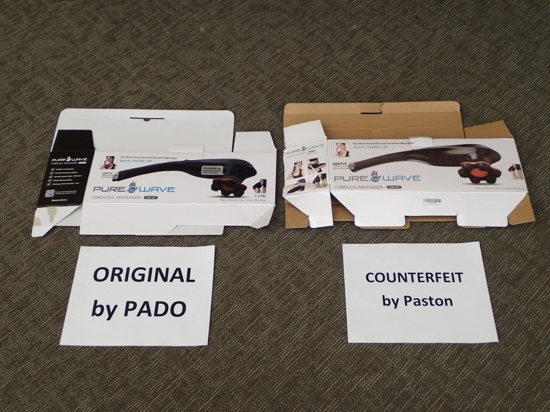 How To Identify Counterfeit Pure-Wave Massagers - PUREWAVE by Pado