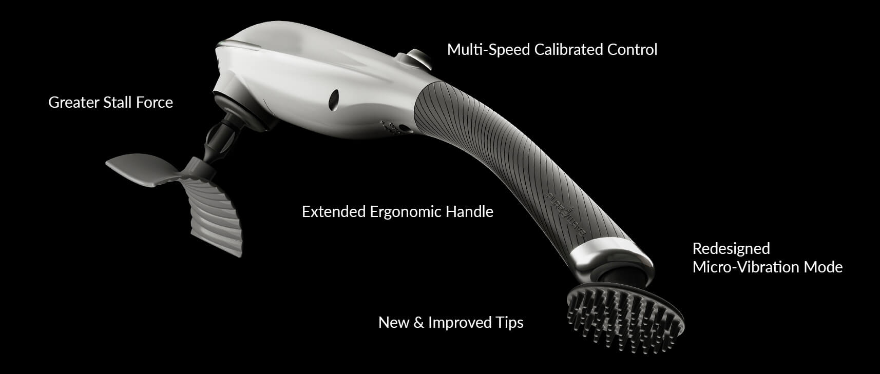 PUREWAVE™ GEN II Cordless Massager - Powerful, Hand-held massager for ...