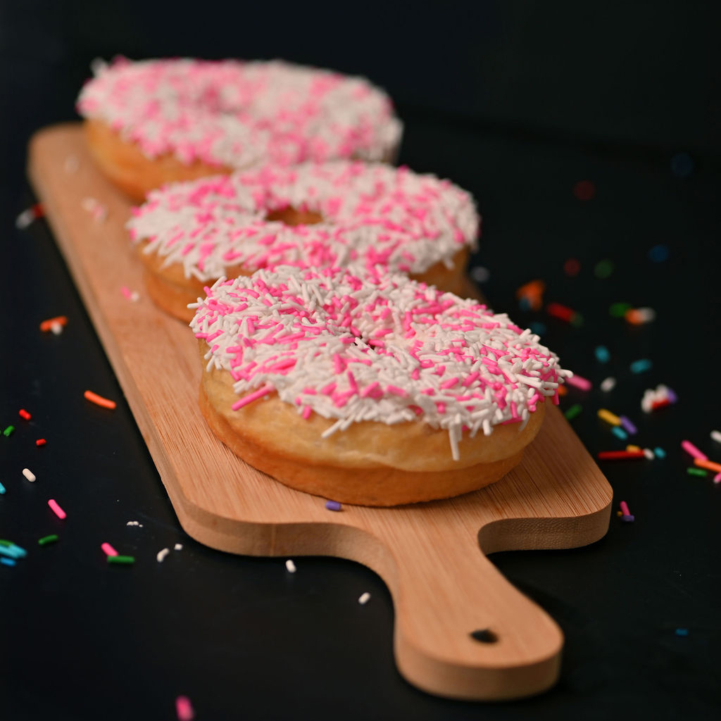 Rainbow Sprinkles Donut