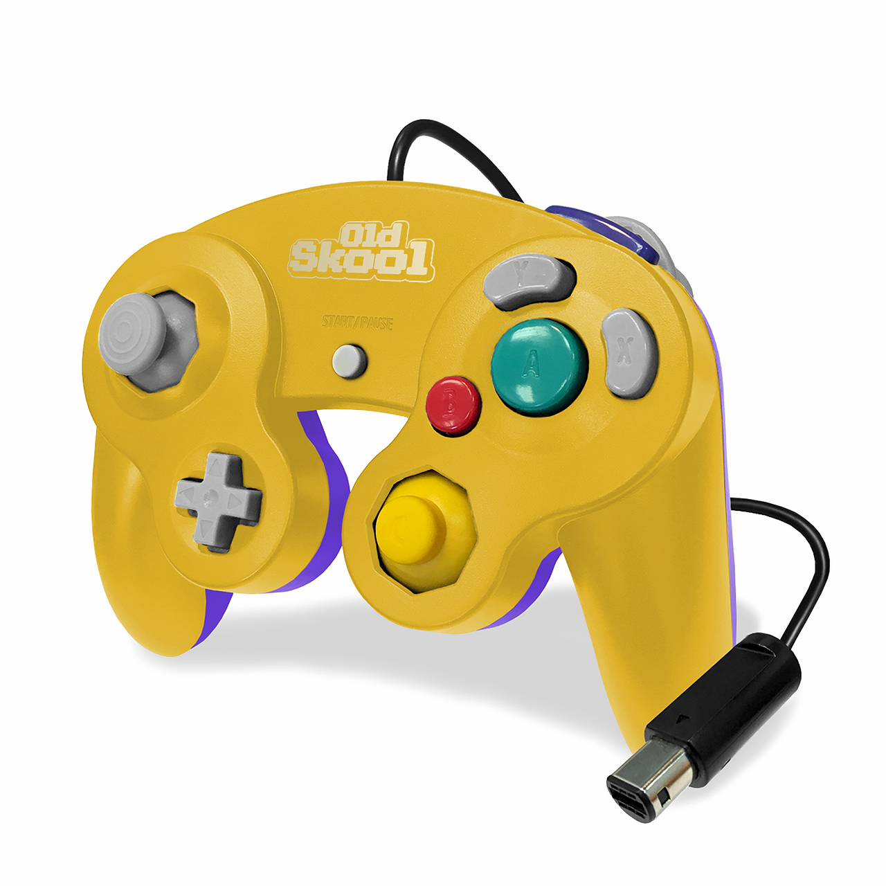 Wired Controller for GameCube - Old Skool - Stone Age Gamer