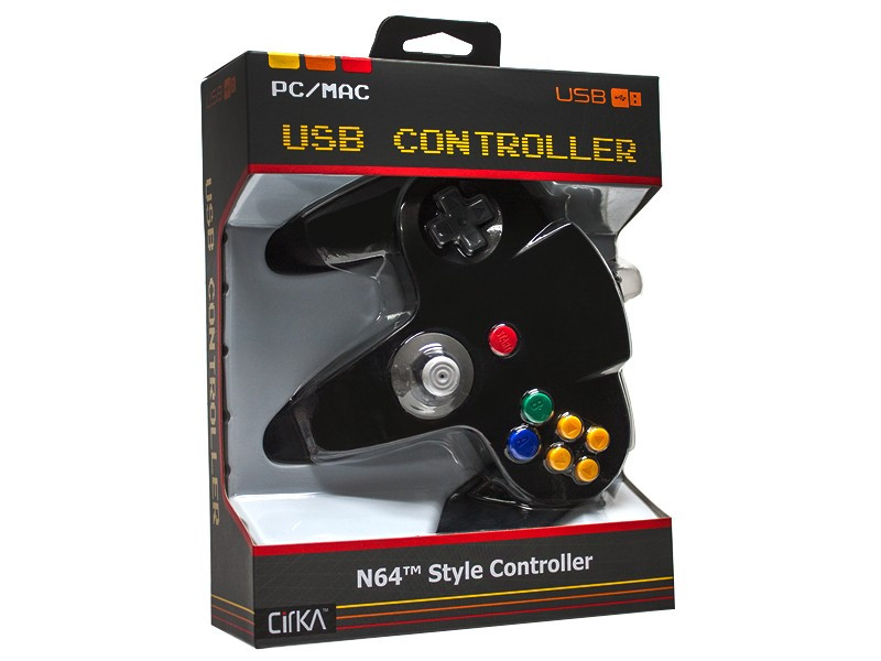 USB N64-Style Controller - CirKa - Stone Age Gamer