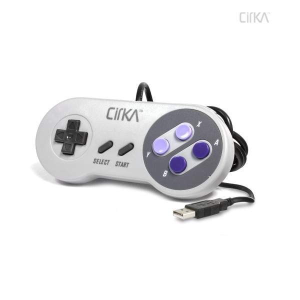 USB Super NES-Style Controller - CirKa - Stone Age Gamer