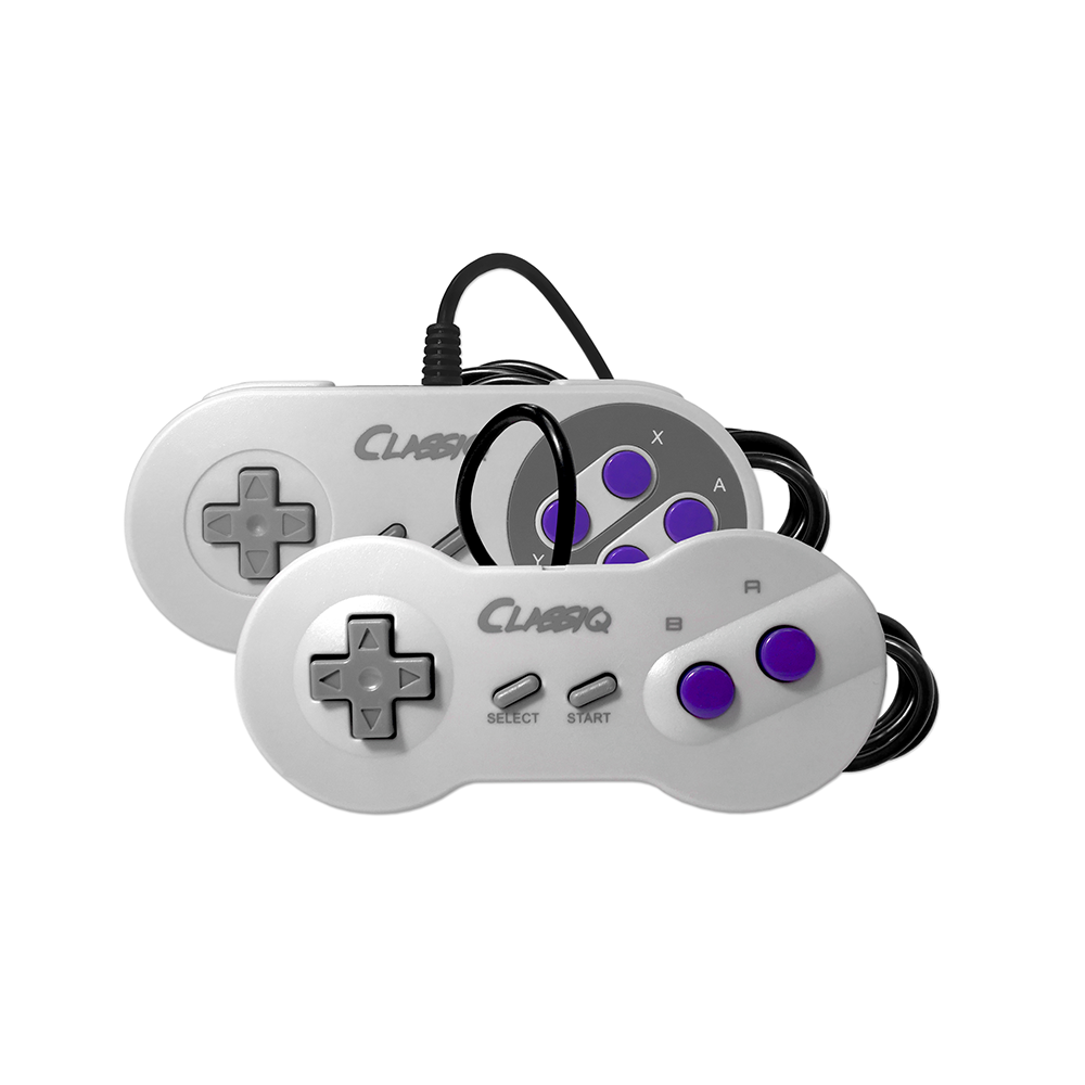 CLASSIQ II - HD compatible Nintendo / Super Nintendo Console - Stone ...