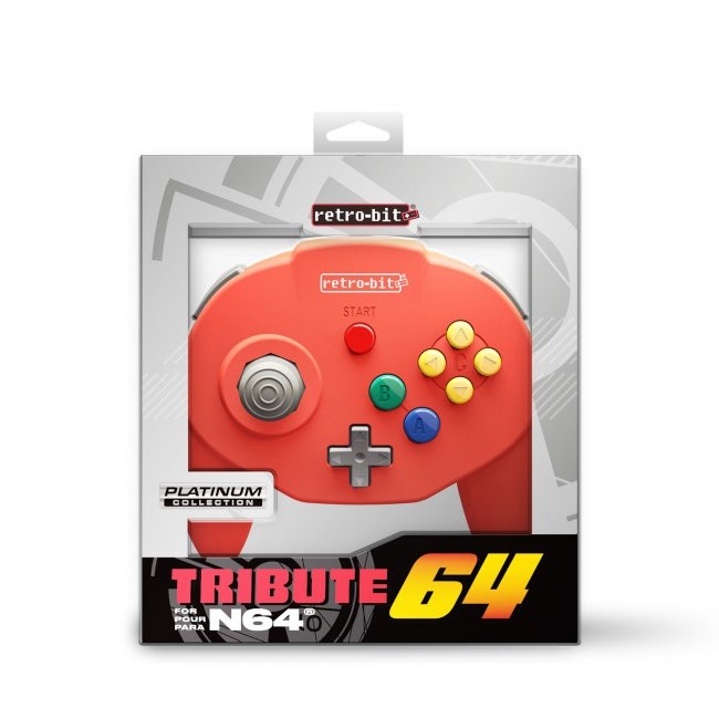Tribute64 Controller for Nintendo 64 - Retro-Bit - Stone Age Gamer