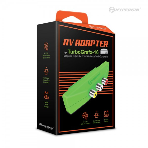 AV Adapter for TurboGrafx 16 - Hyperkin - Stone Age Gamer