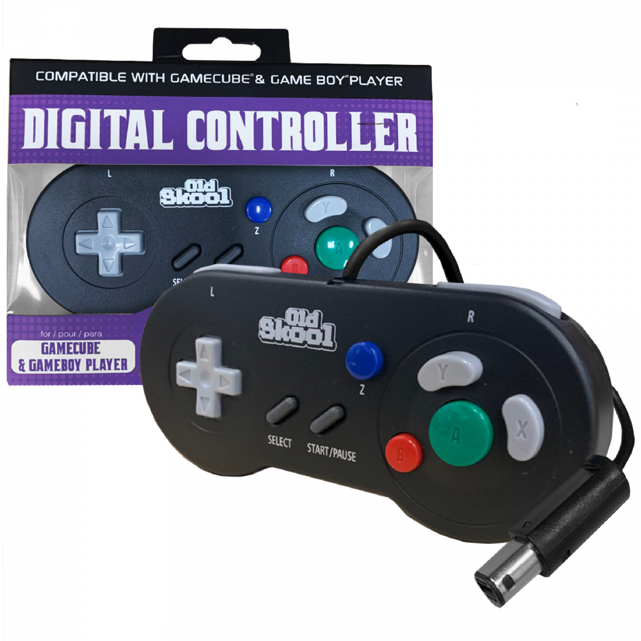 Digital Controller for GameCube - Old Skool - Stone Age Gamer
