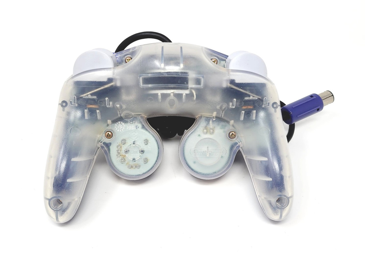 Nintendo Gamecube Original Controller - Indigo/Clear (Very Good ...