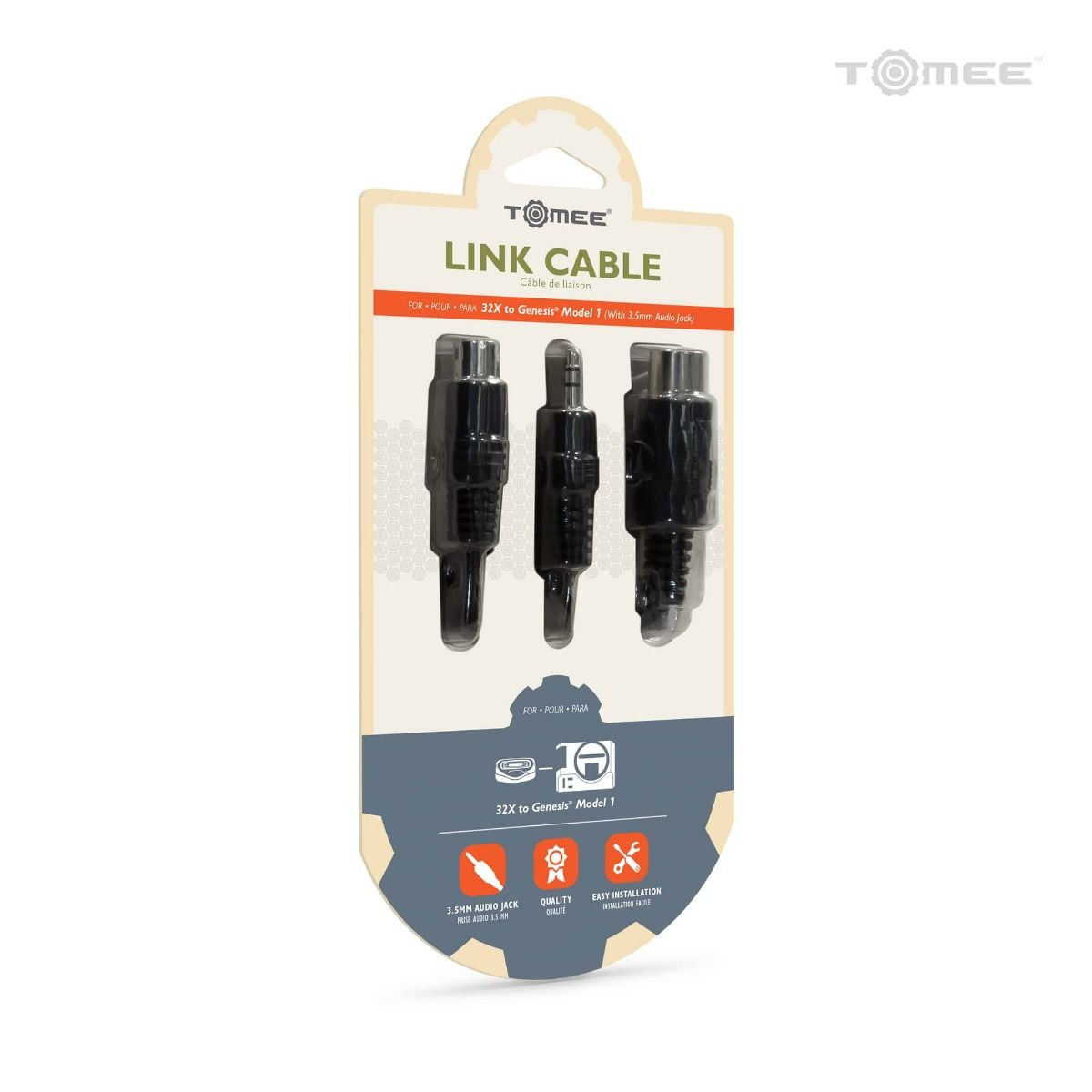 32X Connector Cable w/ Stereo Audio for Sega Genesis Model 1 - Tomee ...