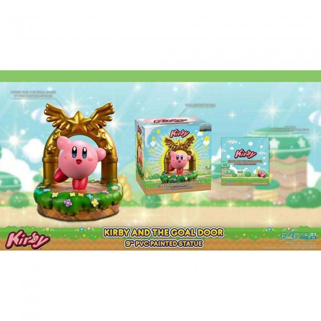 Kirby and the Goal Door PVC Statue - First 4 Figures - Stone Age Gamer