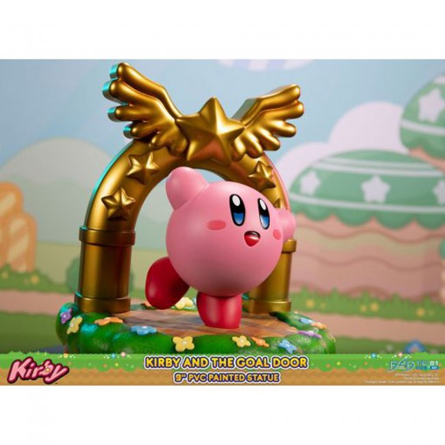 Kirby and the Goal Door PVC Statue - First 4 Figures - Stone Age Gamer
