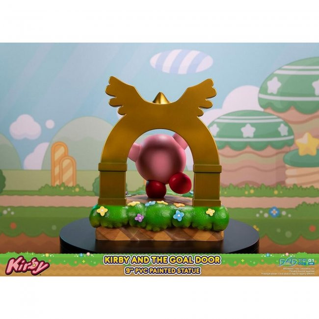 Kirby and the Goal Door PVC Statue - First 4 Figures - Stone Age Gamer