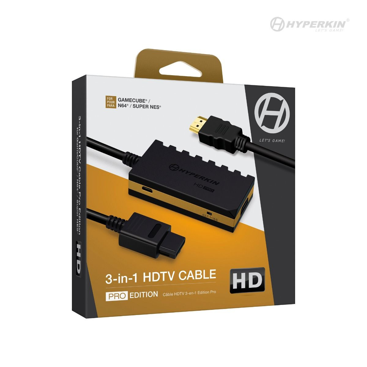 3-In-1 HDTV Cable Pro Edition - Hyperkin - Stone Age Gamer