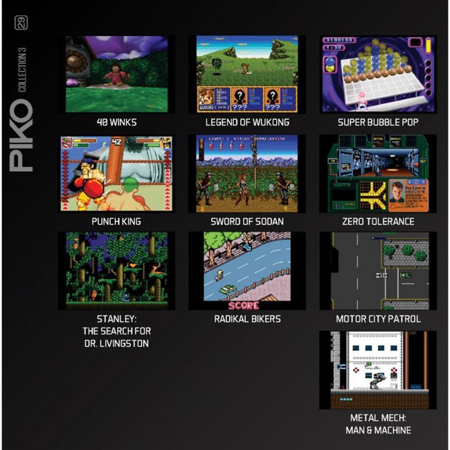 Piko Interactive Collection 3 - Evercade Game Cartridge - Stone Age Gamer