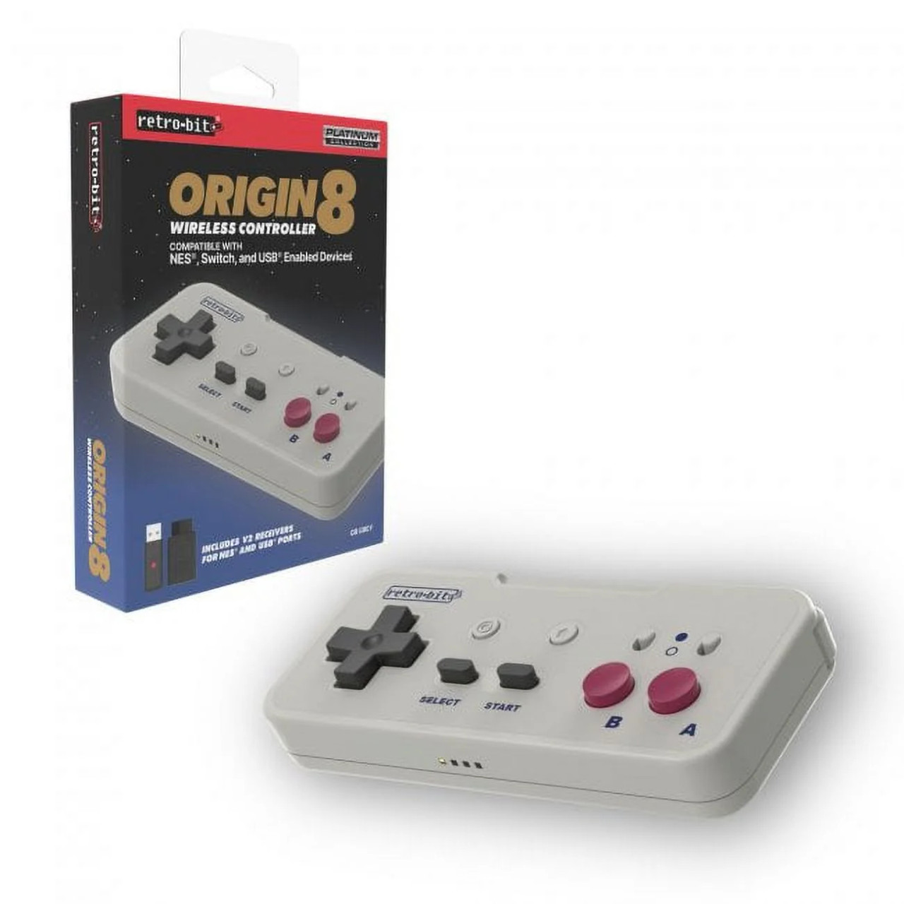 Origin8 2.4 GHz Wireless Controller - Retro-Bit - Stone Age Gamer