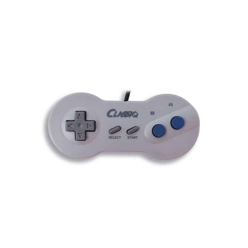 "Dogbone" Controller (Grey/Purple) for NES - Stone Age Gamer