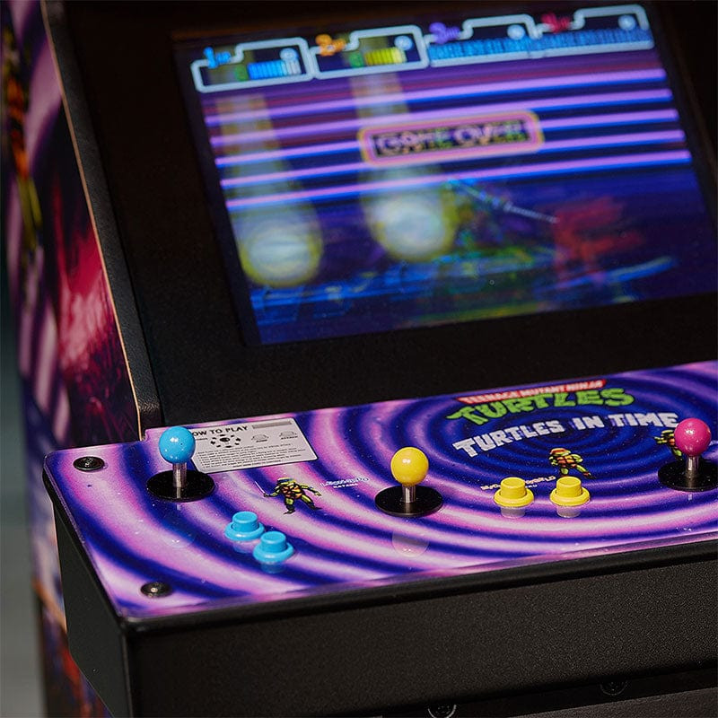 Official TMNT – Turtles in Time Quarter Arcade Cabinet - Stone Age Gamer