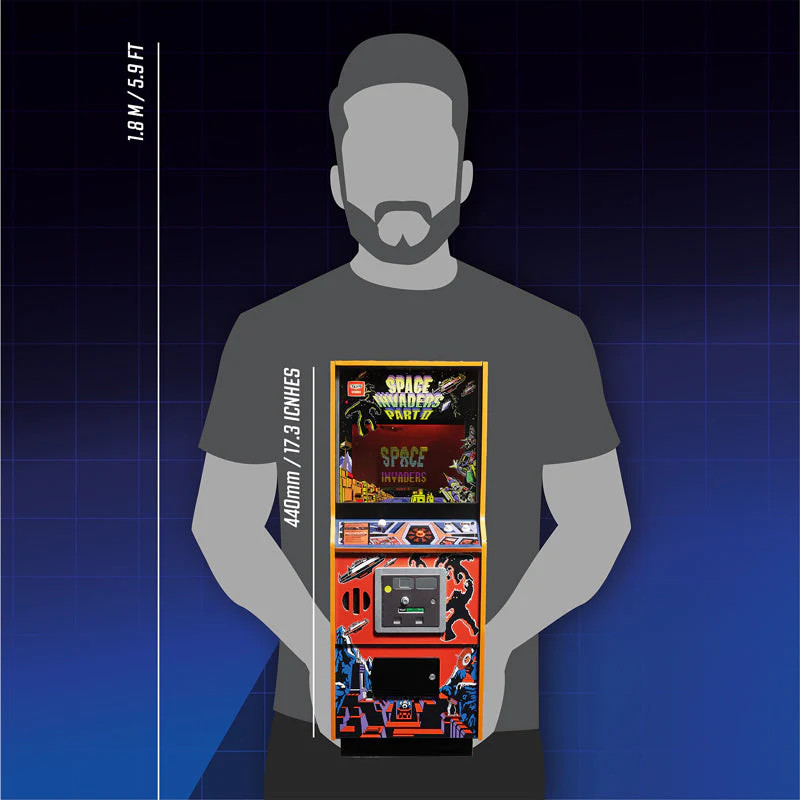 OFFICIAL TAITO SPACE INVADERS Part II Quarter Size Arcade Cabinet ...