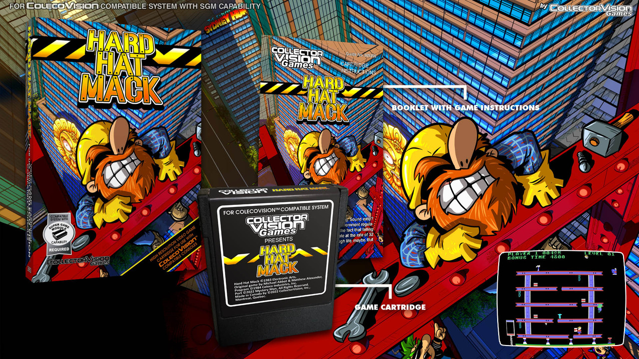Hard Hat Mack - ColecoVision - Stone Age Gamer