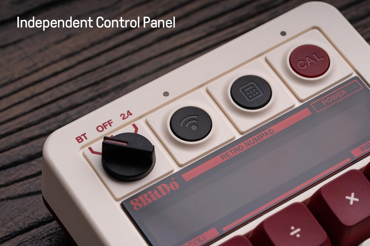 Retro Mechanical Numpad - Fami Edition - 8BitDo - Stone Age Gamer
