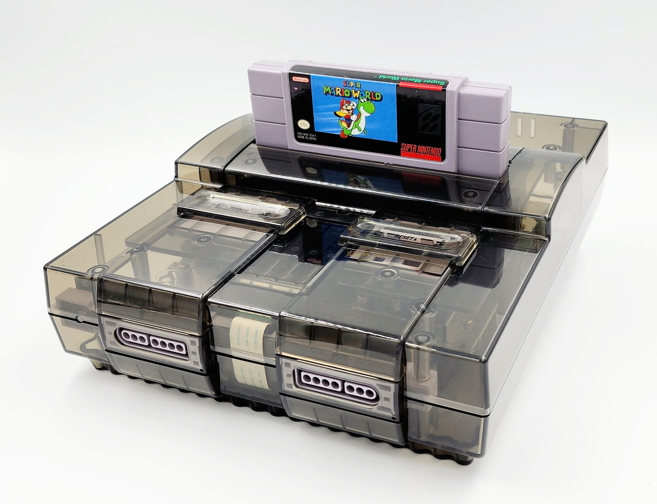 Super Nintendo Console Bundle with New Shell & Games - Stone Age Gamer