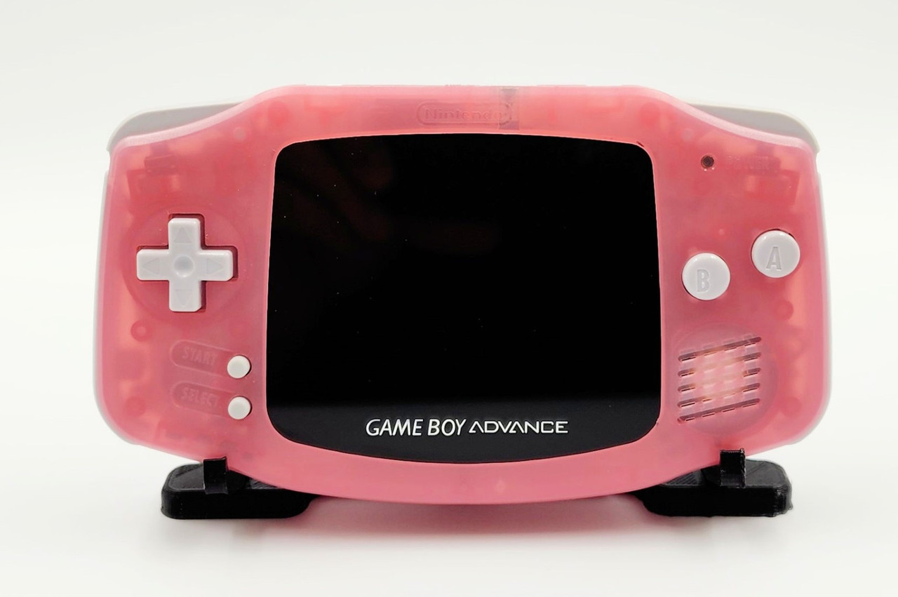 GameBoy Advance OEM LCD Upgraded System - Pink Nightmare - Stone Age Gamer