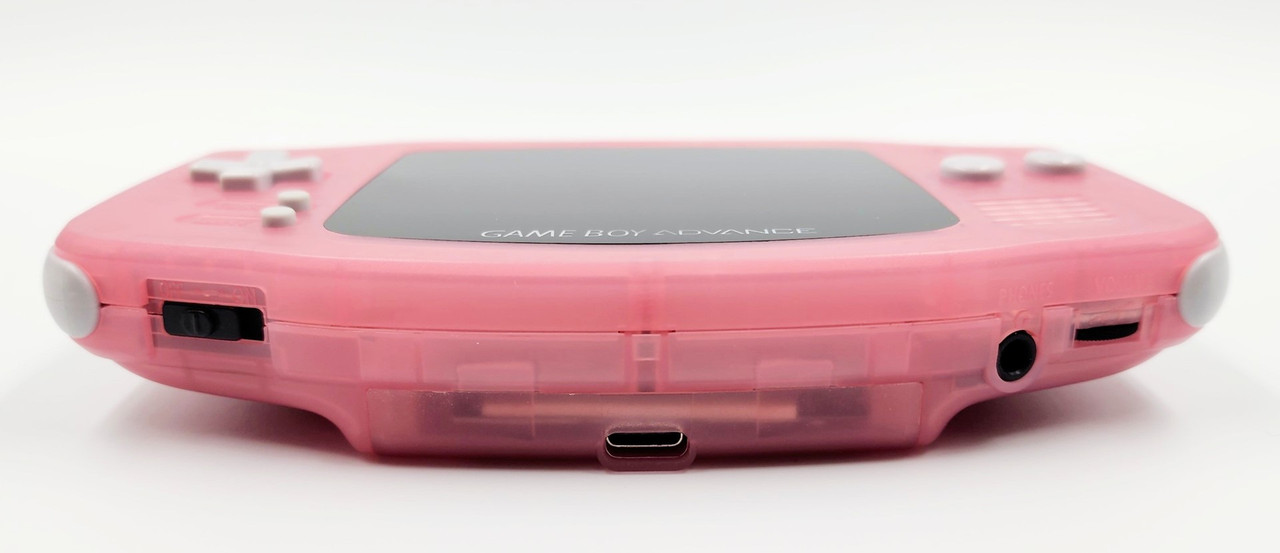 GameBoy Advance OEM LCD Upgraded System - Pink Nightmare - Stone Age Gamer