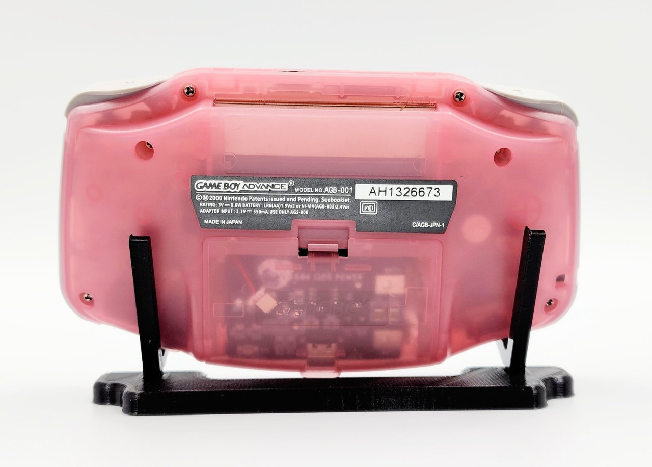 GameBoy Advance OEM LCD Upgraded System - Pink Nightmare - Stone Age Gamer