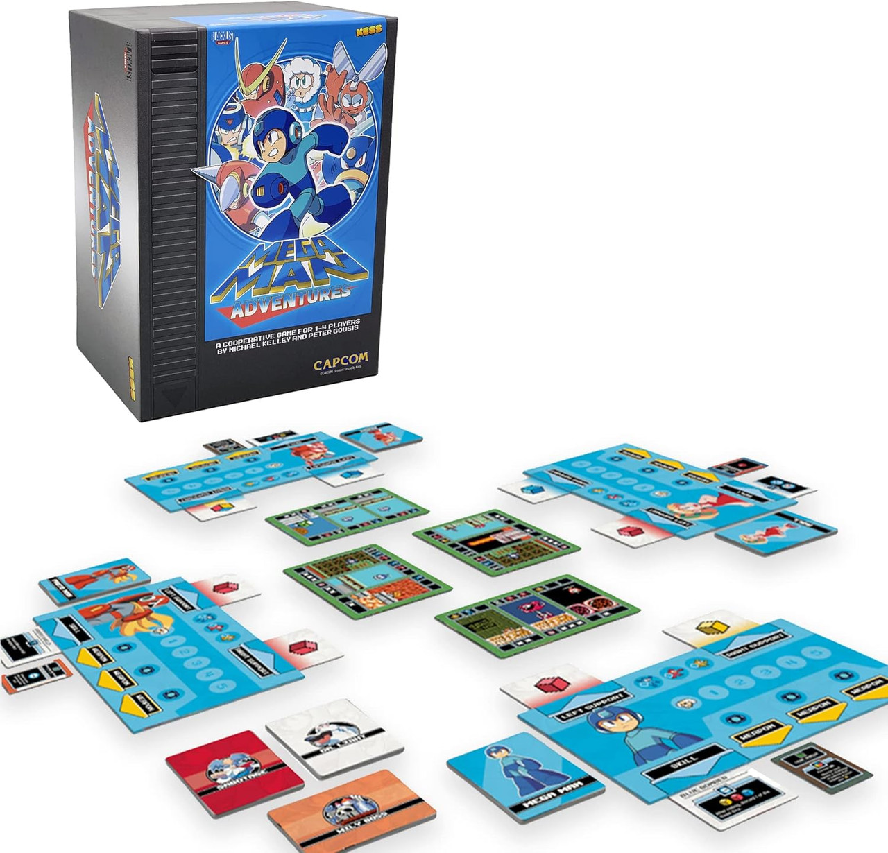 Mega Man Adventures Board Game - Stone Age Gamer