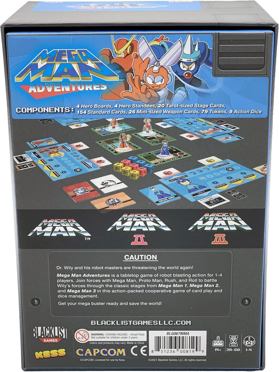 Mega Man Adventures Board Game - Stone Age Gamer