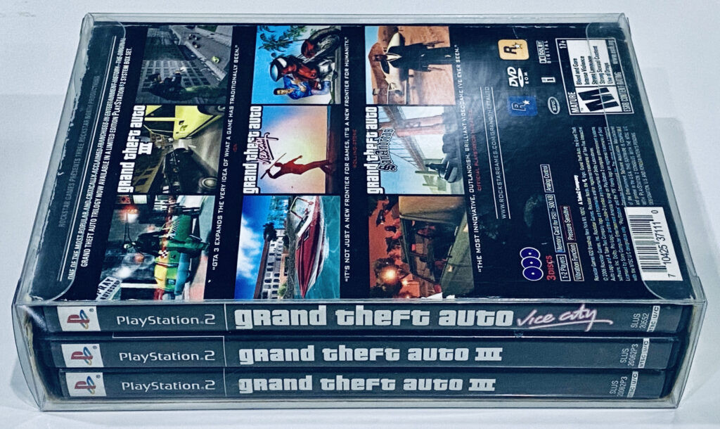 Box Protector for Oversize DVD Game Boxes - GameCube, PlayStation 2 ...