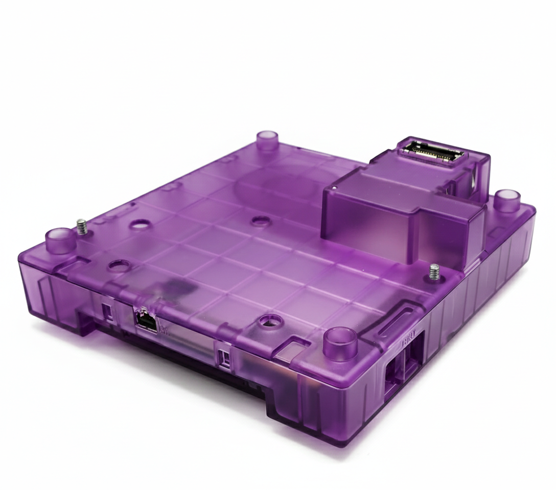 Game Boy Player in New Replacement Shell - Stone Age Gamer