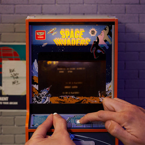 OFFICIAL TAITO SPACE INVADERS Quarter Size Arcade Cabinet - Stone Age Gamer