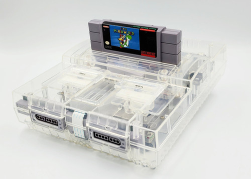 Super Nintendo Console Bundle with New Shell & Games - Stone Age Gamer