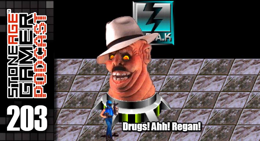 SAG Episode 203: Drugs!Ahhh!Regan! - Stone Age Gamer