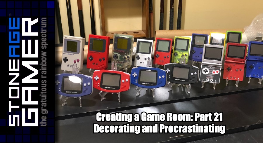 Creating a Game Room: Part 21 - Decorating and Procrastinating - Stone ...