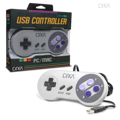 USB Super NES-Style Controller - CirKa - Stone Age Gamer
