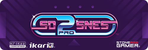 SD2SNES Pro Front Label (Japanese / European) - Stone Age Gamer