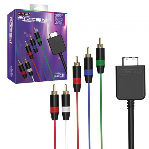 Retro Prism Component Cable for GameCube - Stone Age Gamer