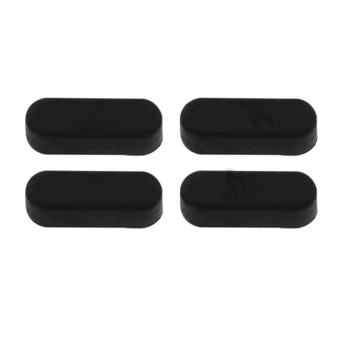 Black Set of 4 Rubber Feet for Microsoft Xbox 360 / Xbox One X / Xbox ...