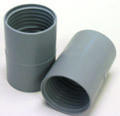 2" Vinyl Double Threaded Connector Cuff - Gray | Clean Pro Supply