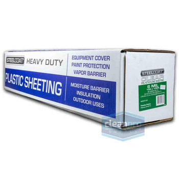 6 mil 10'x100' Construction Film Plastic Sheeting | Clean Pro Supply