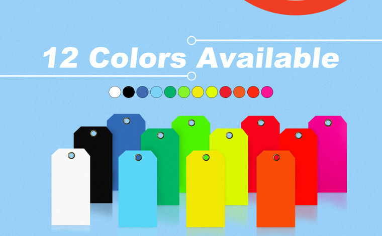 Heavy Duty Plastic Waterproof Tags With Brass Eyelet Reinforcement ...