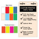 Custom Printed Vinyl Plastic Tags